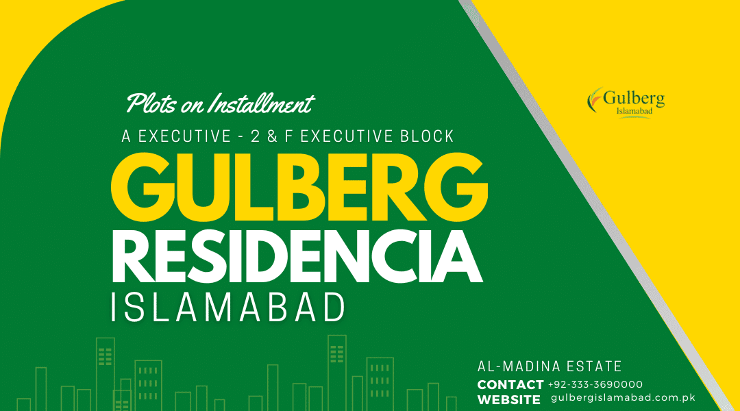 Gulberg Islamabad Plots on Installments @ 10 % Booking